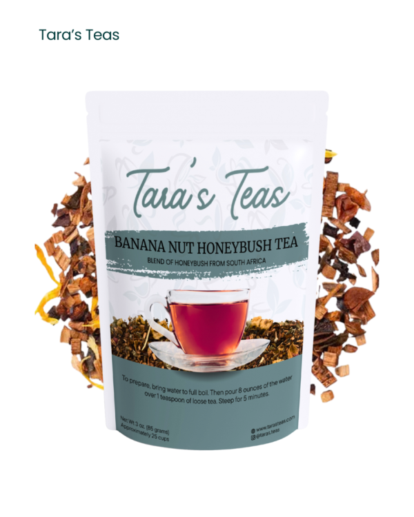 Tara’s Teas | Banana Nut Honeybush Tea - Sweet & Caffeine-Free