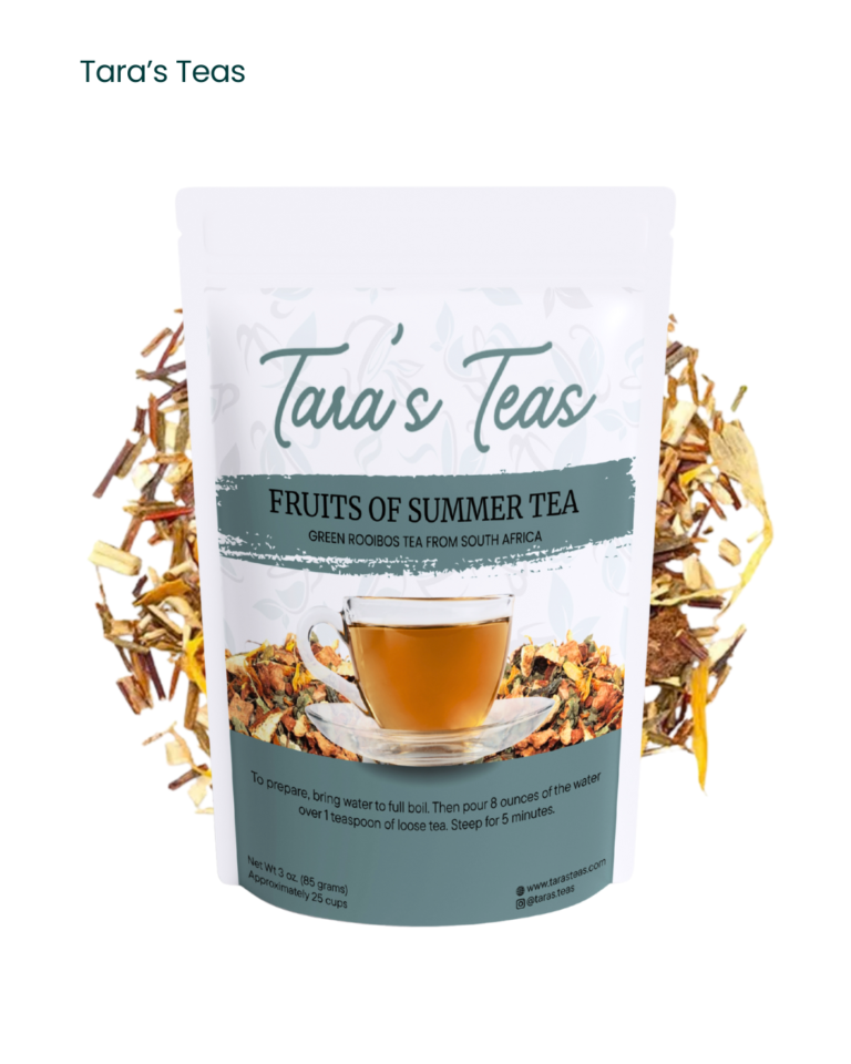 Tara’s Teas | Fruits of Summer Tea | Refreshing Caffeine-Free Blend